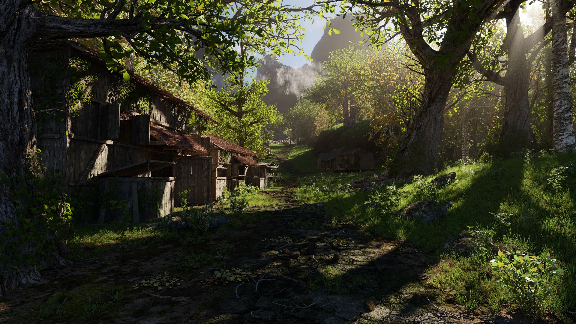 Medieval Pathway Scene 3D Model - TurboSquid 1835120