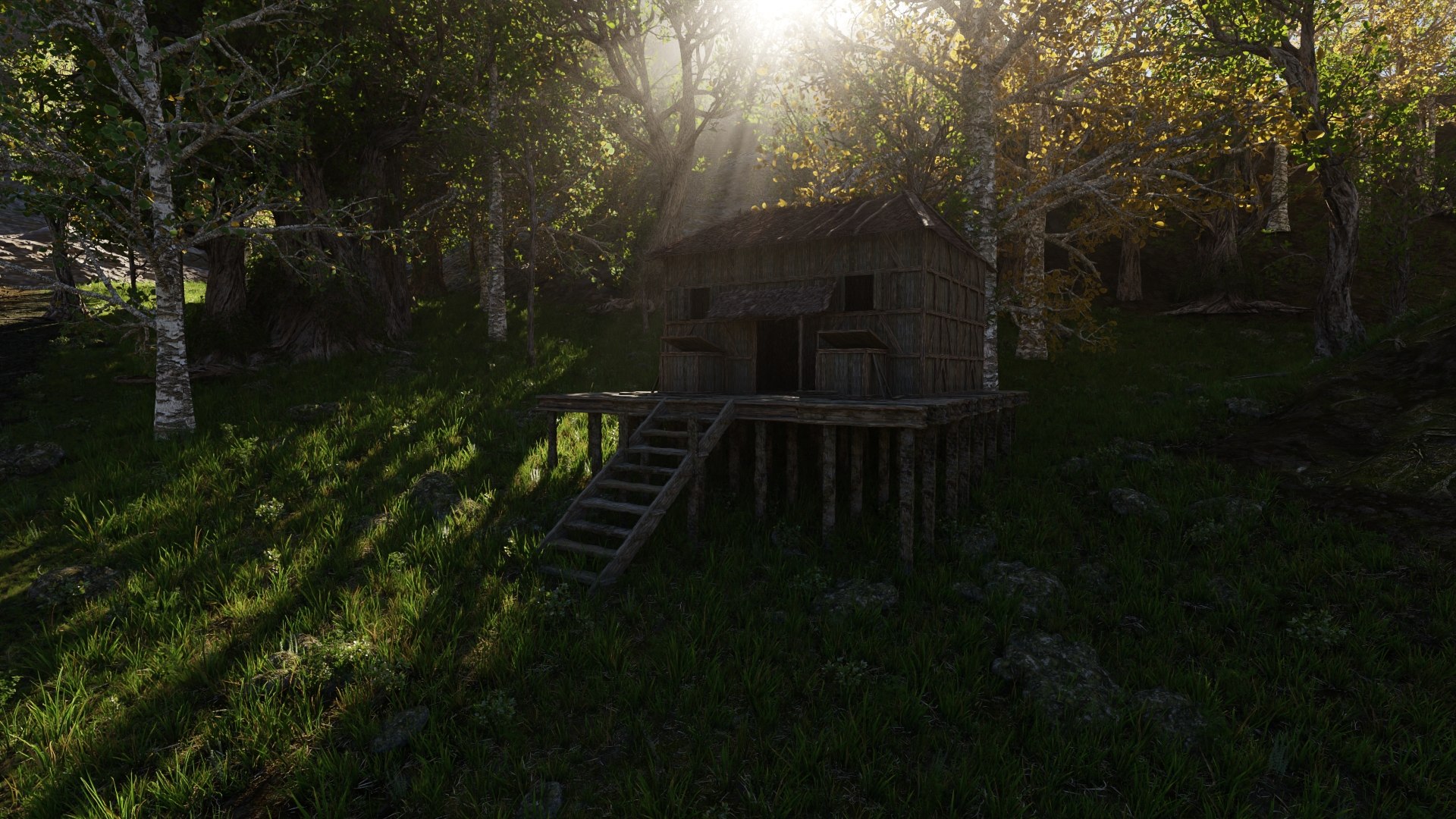 Medieval Pathway Scene 3D Model - TurboSquid 1835120