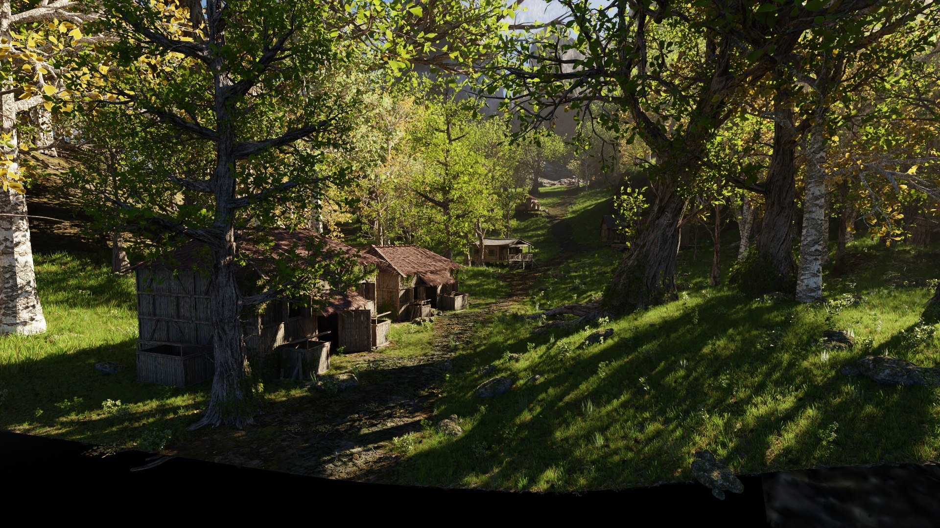 Medieval Pathway Scene 3D Model - TurboSquid 1835120
