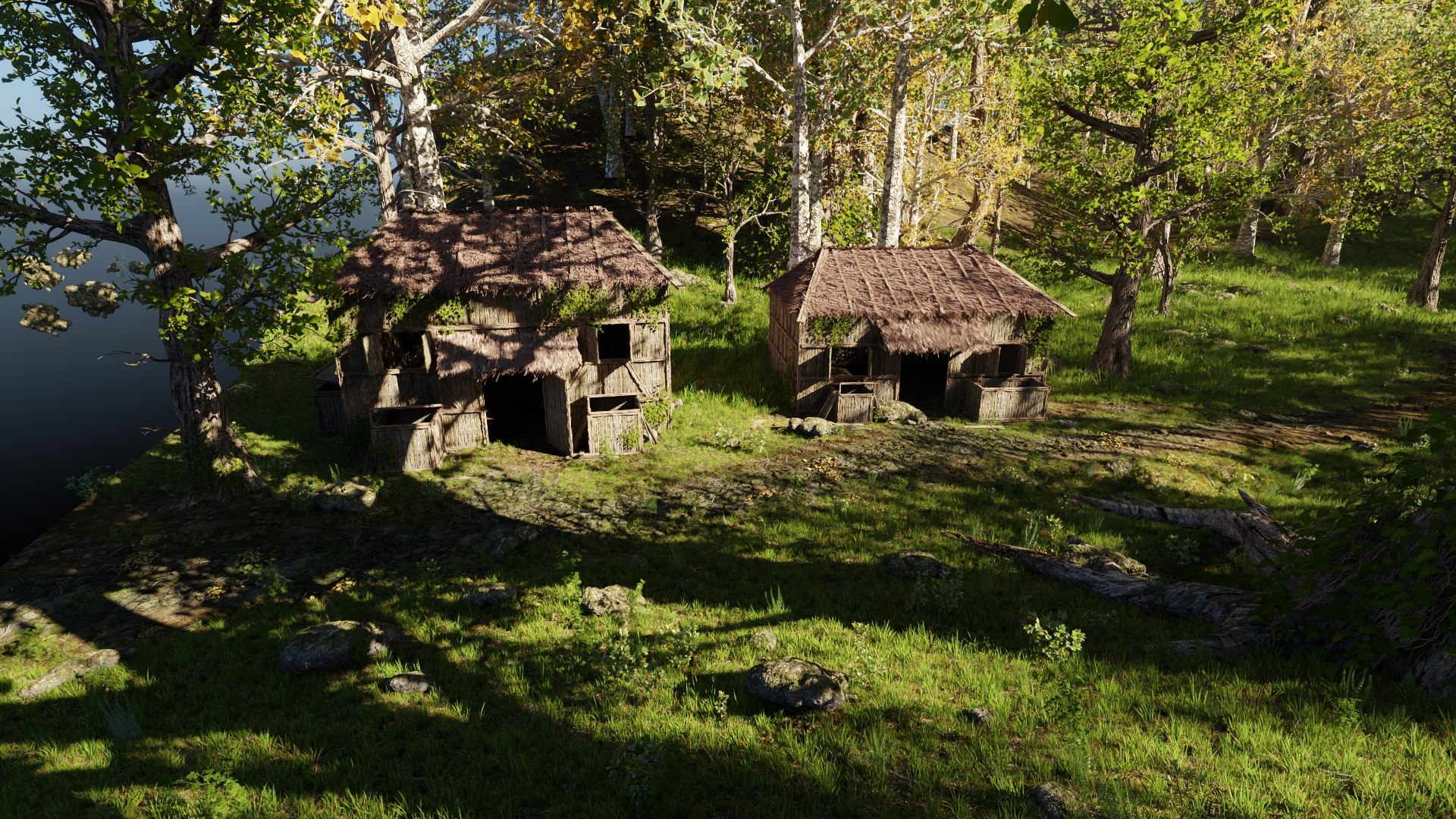 Medieval Pathway Scene 3D Model - TurboSquid 1835120