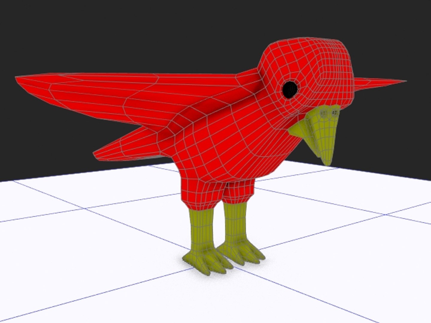 3D simple bird - TurboSquid 1629934
