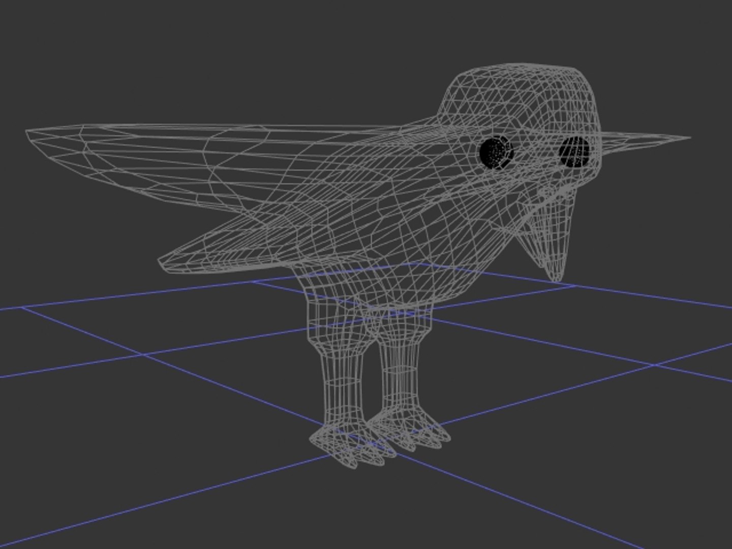 3D simple bird - TurboSquid 1629934