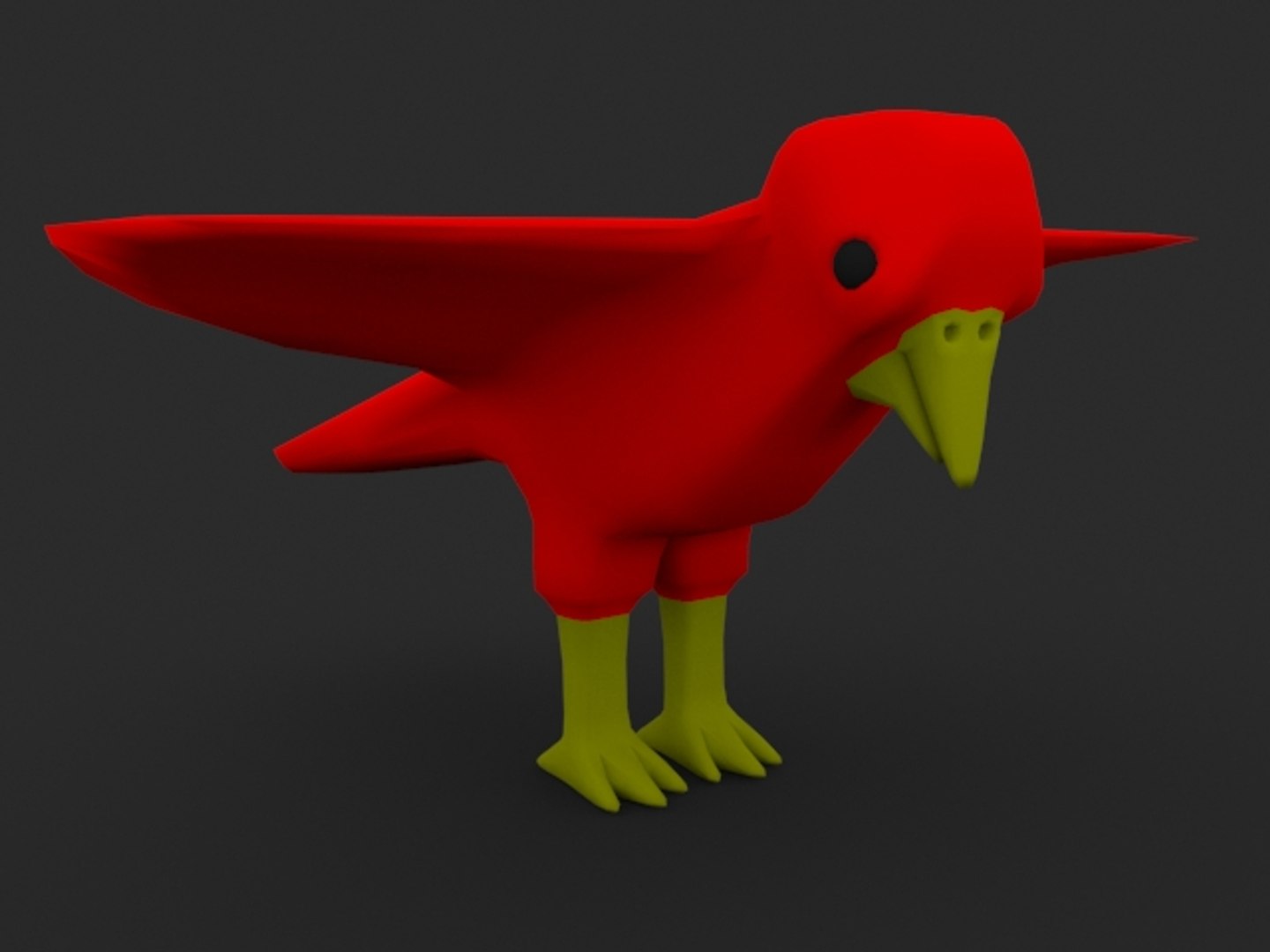 3D simple bird - TurboSquid 1629934