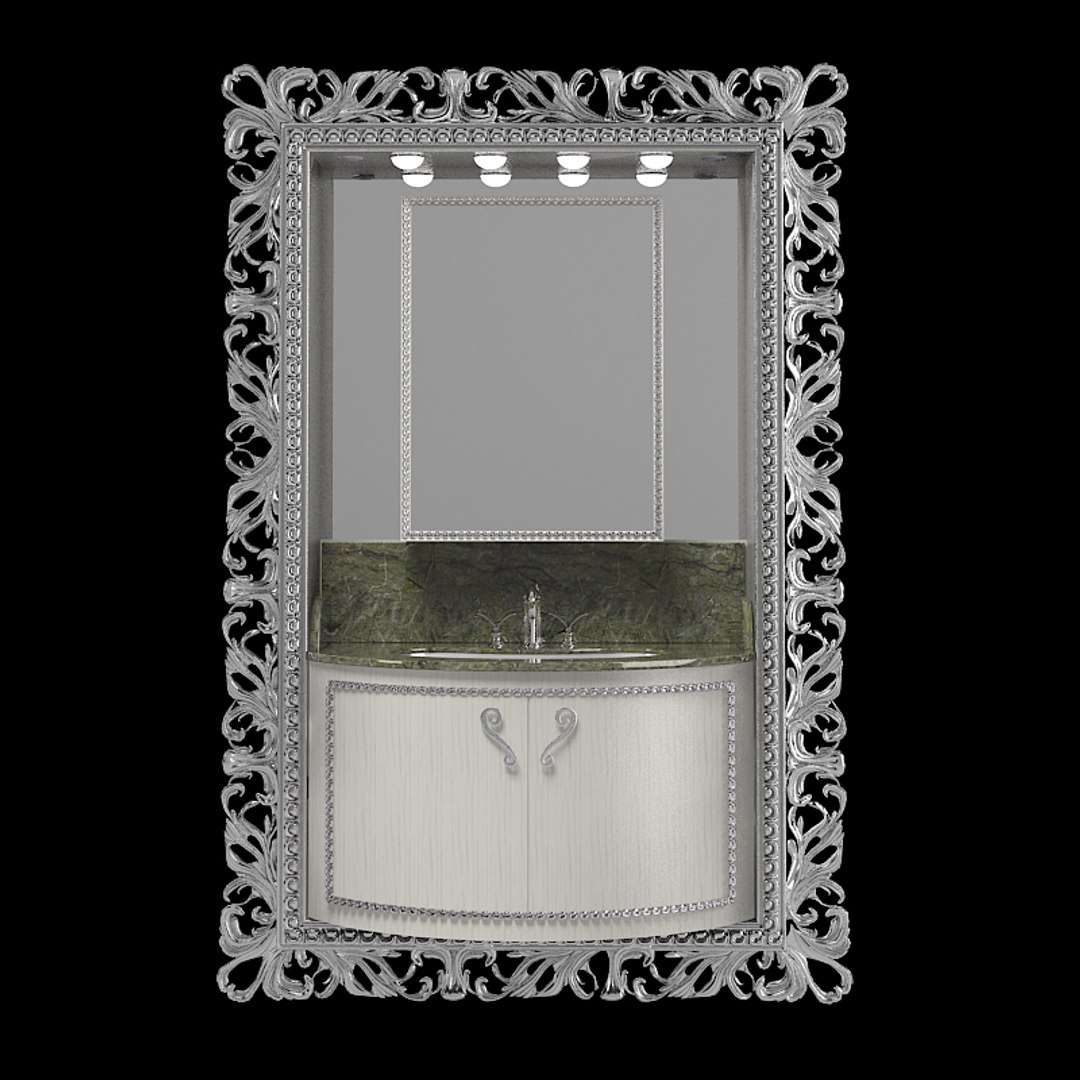 Lineatre Bathroom Classic Art Deco 3d Model