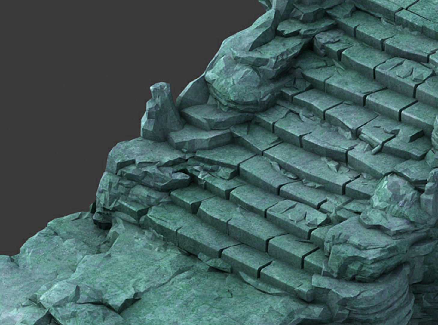 3D Cave Rock Mountain Model - TurboSquid 1271239