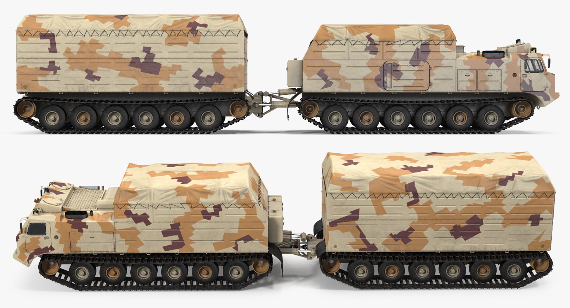 Vityaz Dt-30 Atv Desert Camo 3D - TurboSquid 1227313