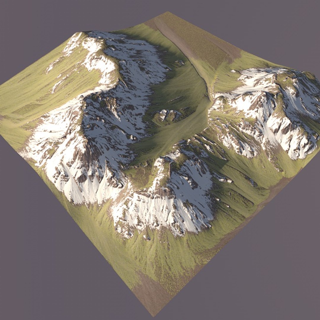 3ds Max Mountain Maps Terrain