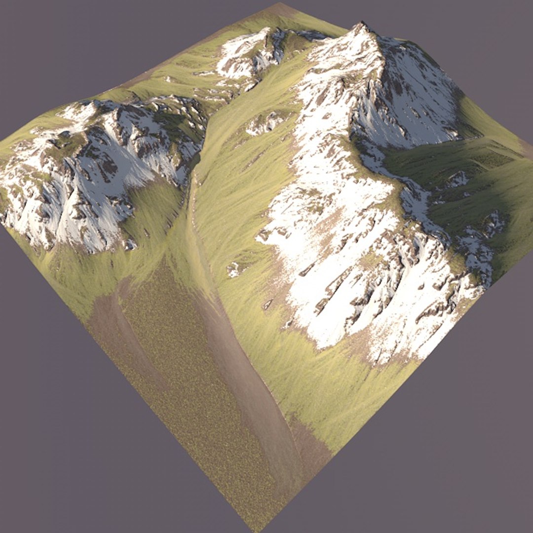 3ds Max Mountain Maps Terrain