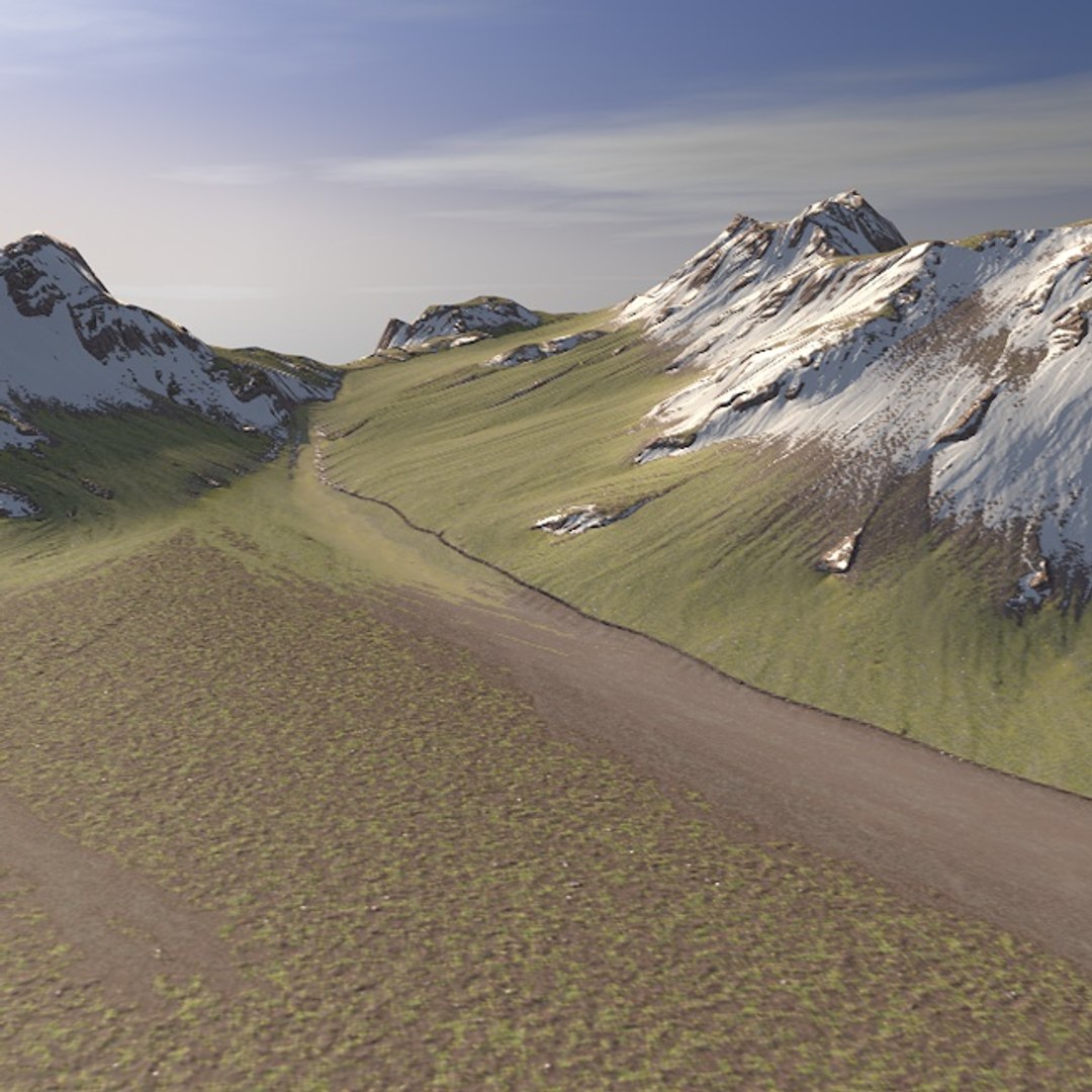 3ds Max Mountain Maps Terrain