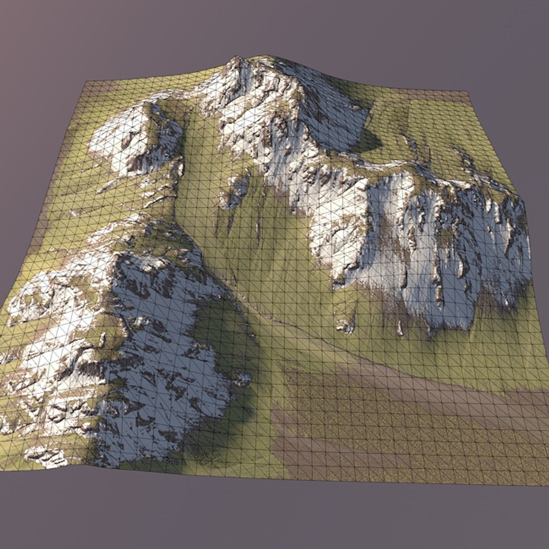 3ds Max Mountain Maps Terrain