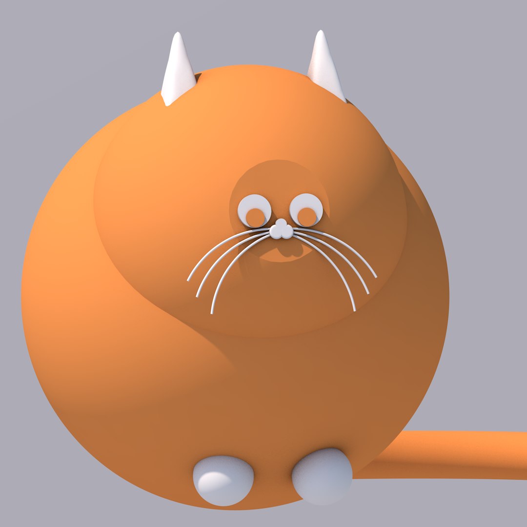 Free Fat Cat 3D Model - TurboSquid 1563899