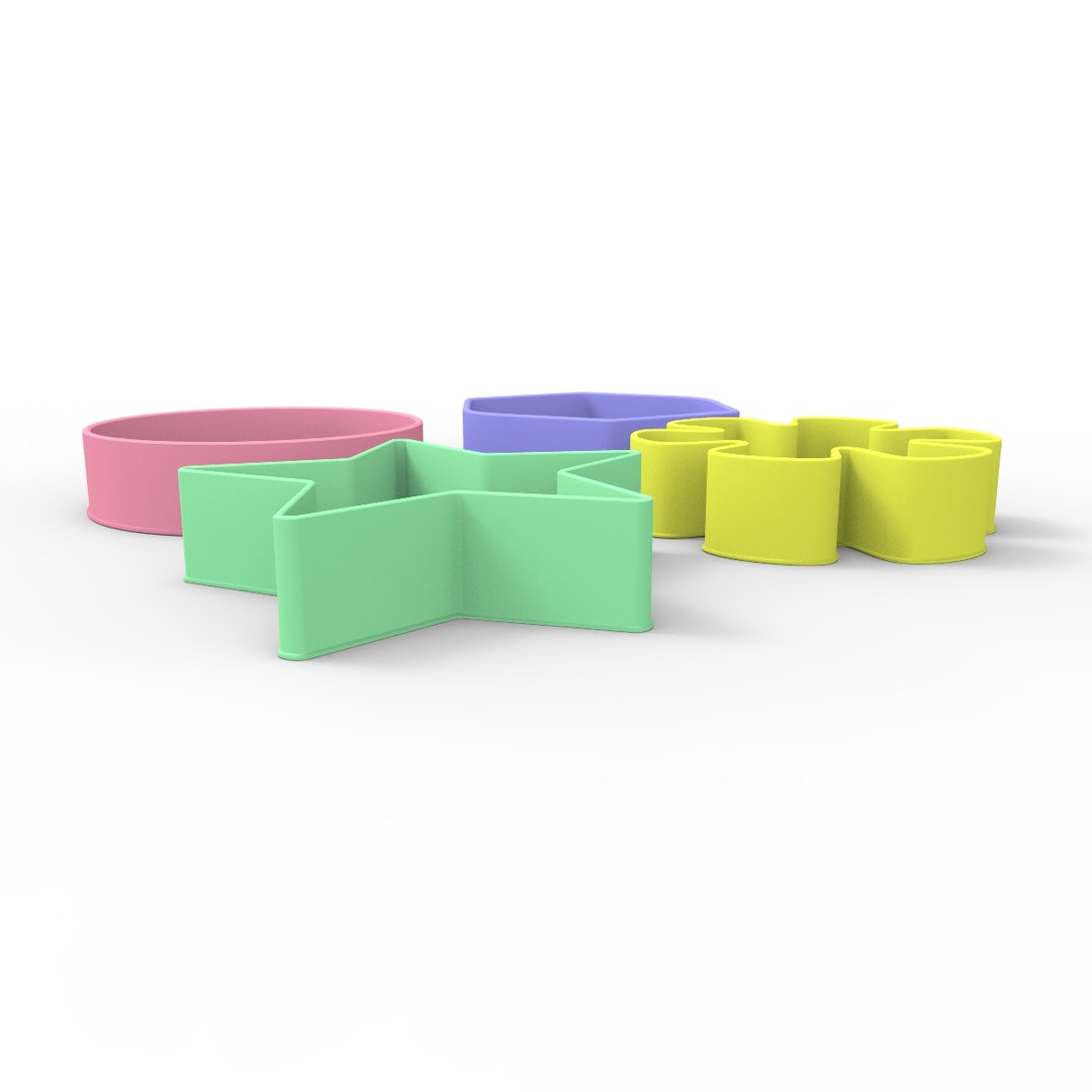 3d Cookie Cutters Model