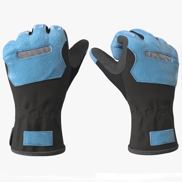 3D Heavy Duty Safety Gloves Rigged for Modo - TurboSquid 1882939