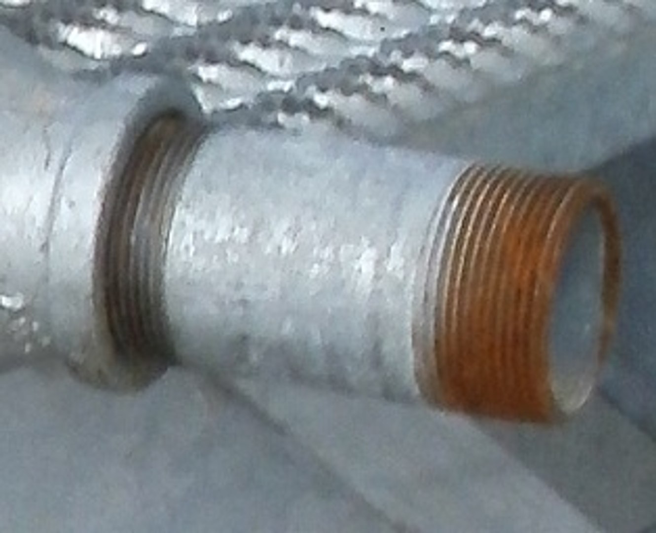 Threaded Pipe Long 3d Model