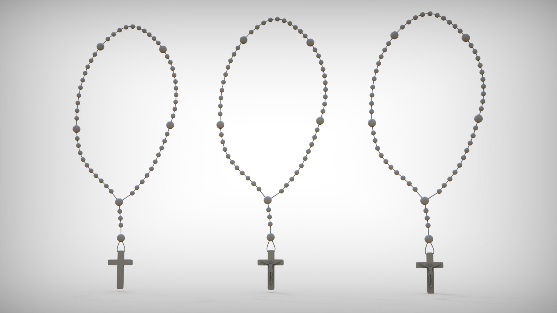 3D Wooden Rosary - Catholic - Low-poly 3D model - TurboSquid 2052468