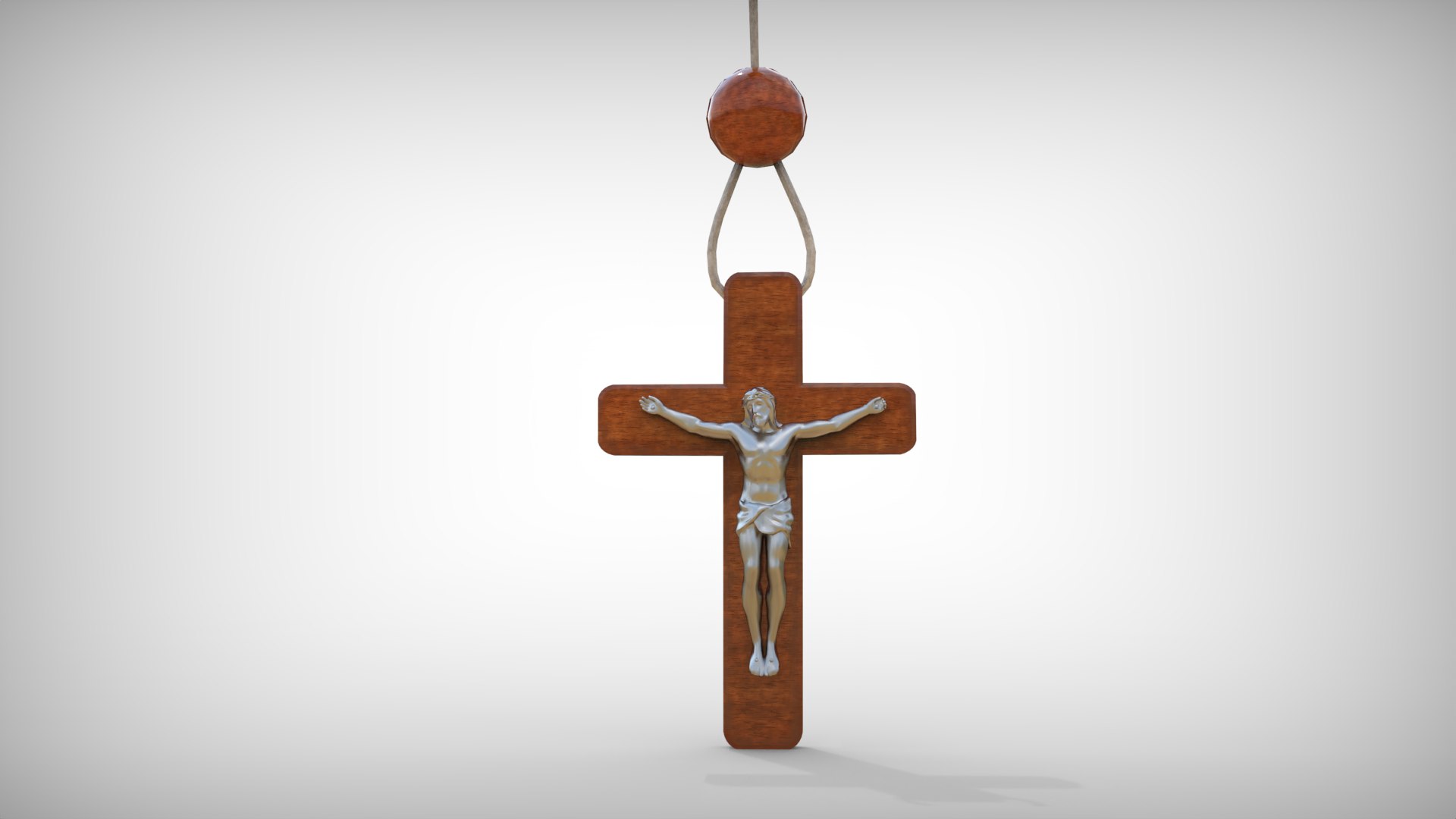 3D Wooden Rosary - Catholic - Low-poly 3D model - TurboSquid 2052468