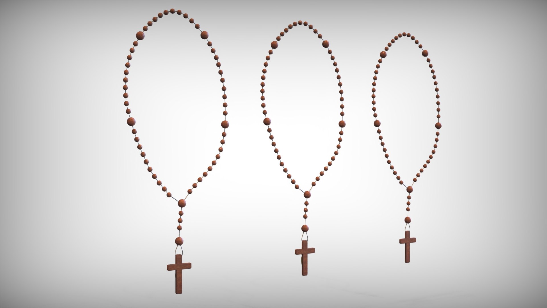 3D Wooden Rosary - Catholic - Low-poly 3D Model - TurboSquid 2052468