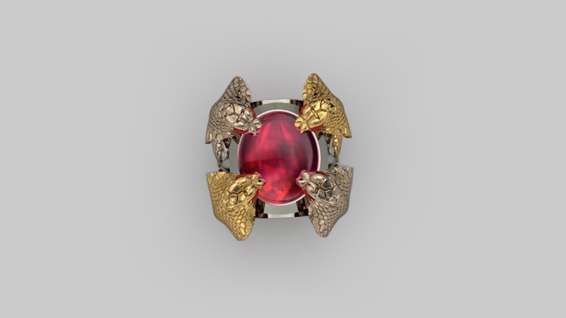 3D Cobra Snake Ring - TurboSquid 2141906