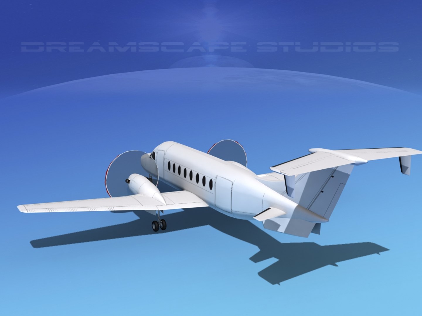 3d Beechcraft 1900d