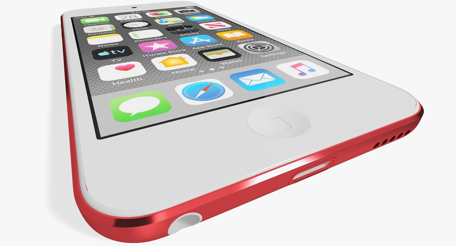 Realistic Apple Ipod Touch 3D Model - TurboSquid 1415377