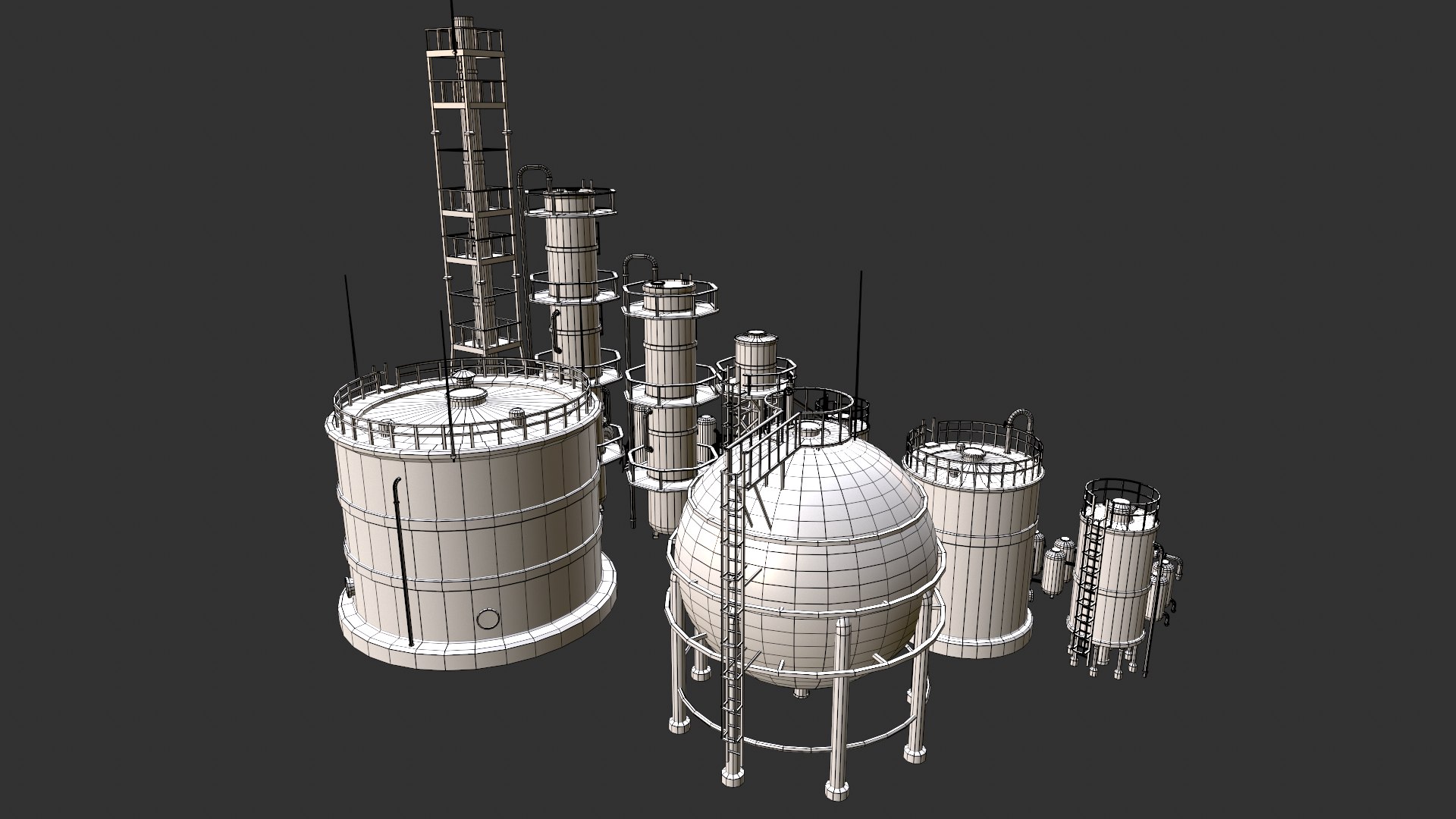 Old rusty factory 3D model - TurboSquid 1917205