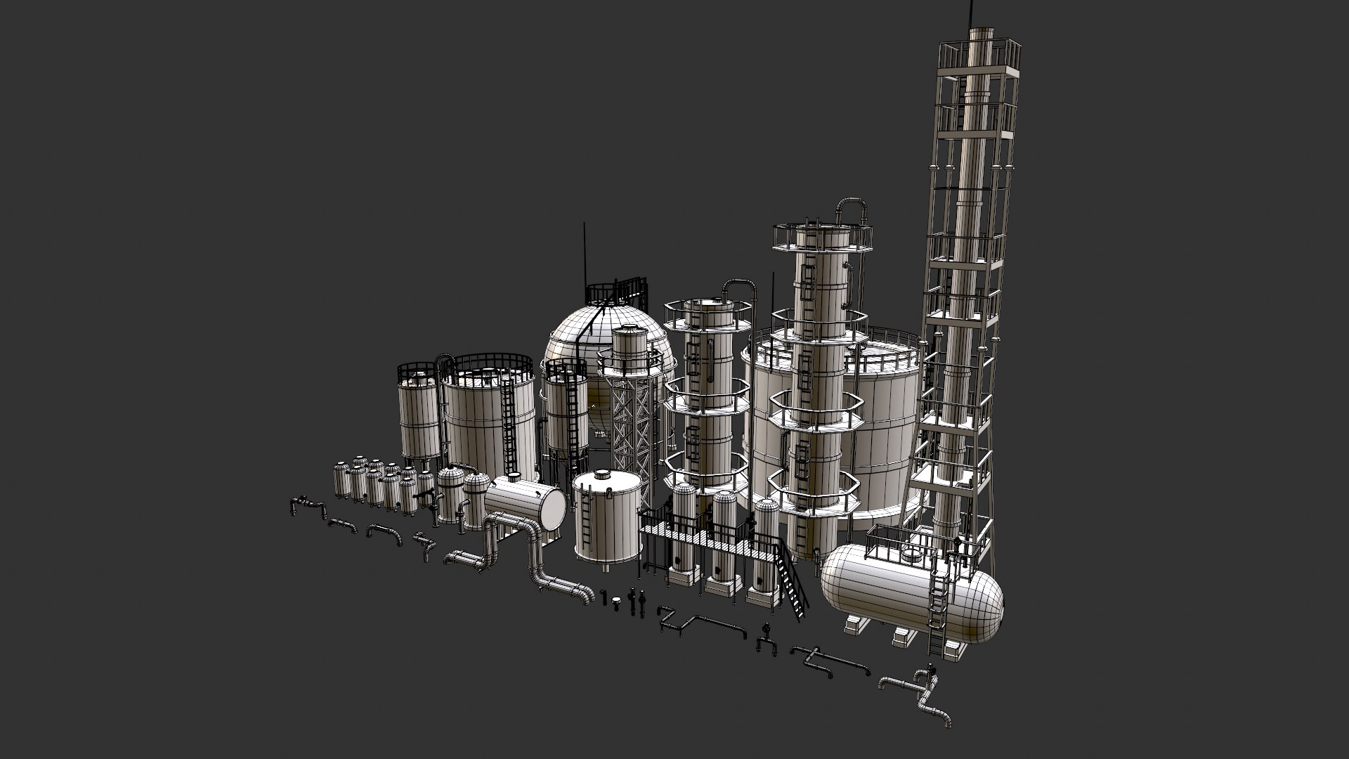 Old rusty factory 3D model - TurboSquid 1917205