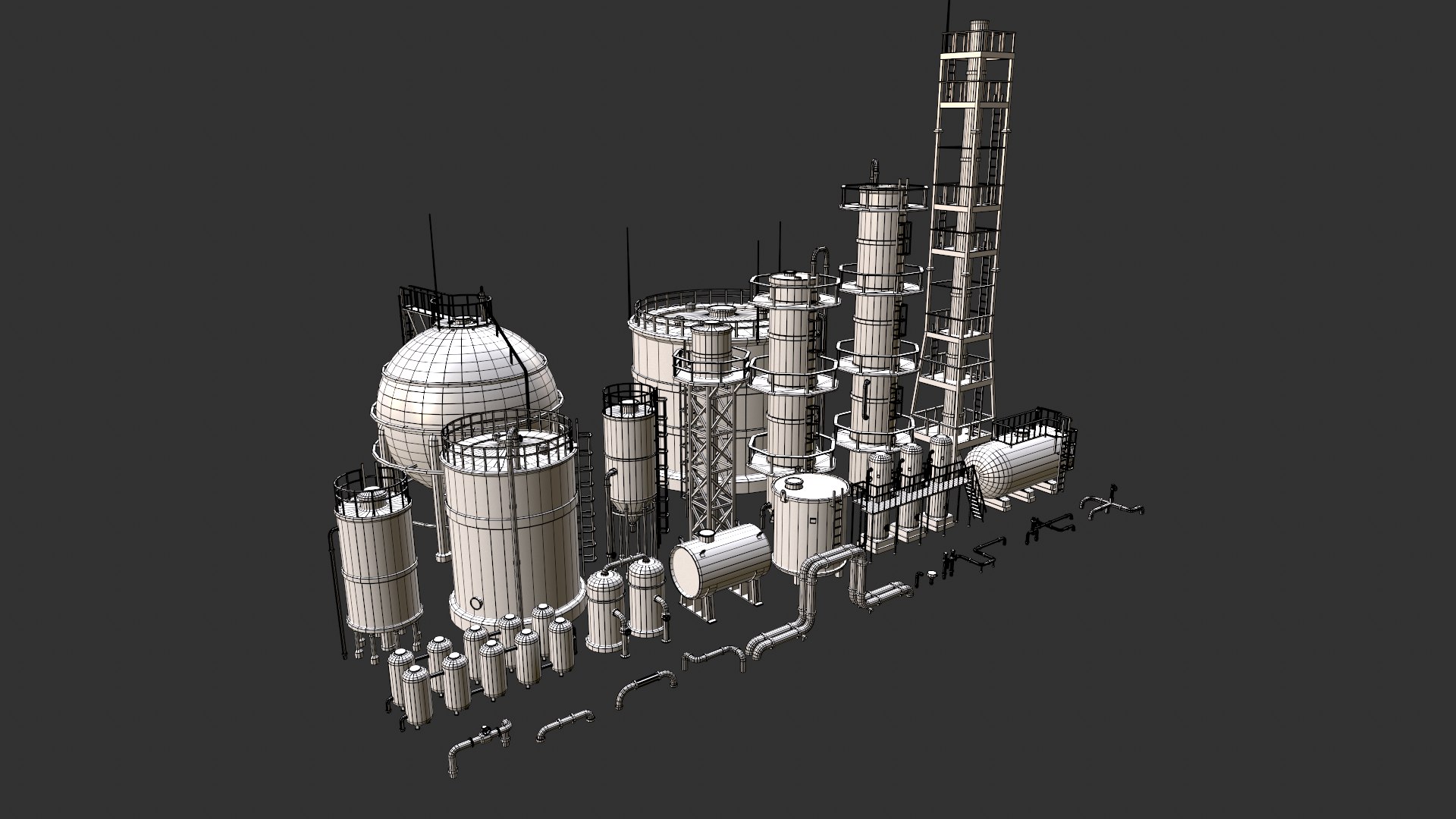 Old rusty factory 3D model - TurboSquid 1917205