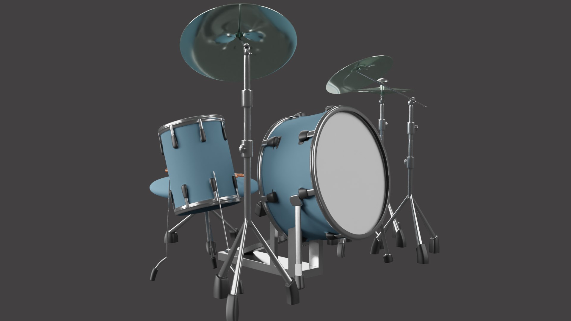 3D Drum Set Model - TurboSquid 2233825