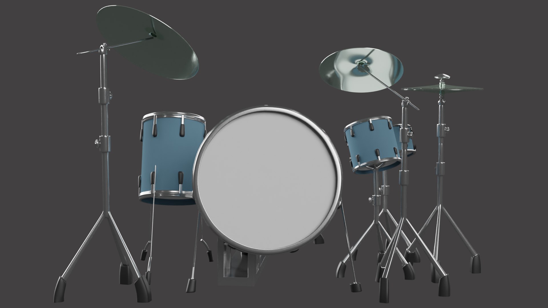 3D Drum Set Model - TurboSquid 2233825
