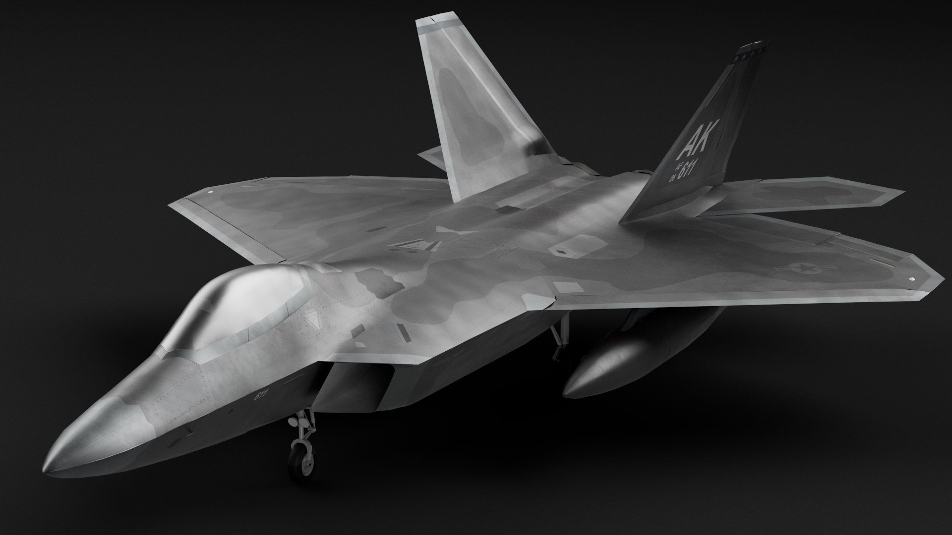 3D Lockheed Martin F-22 Raptor - TurboSquid 2248945