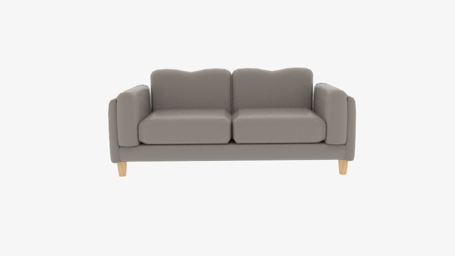 3D fabric sofas small cuddle model - TurboSquid 1209998