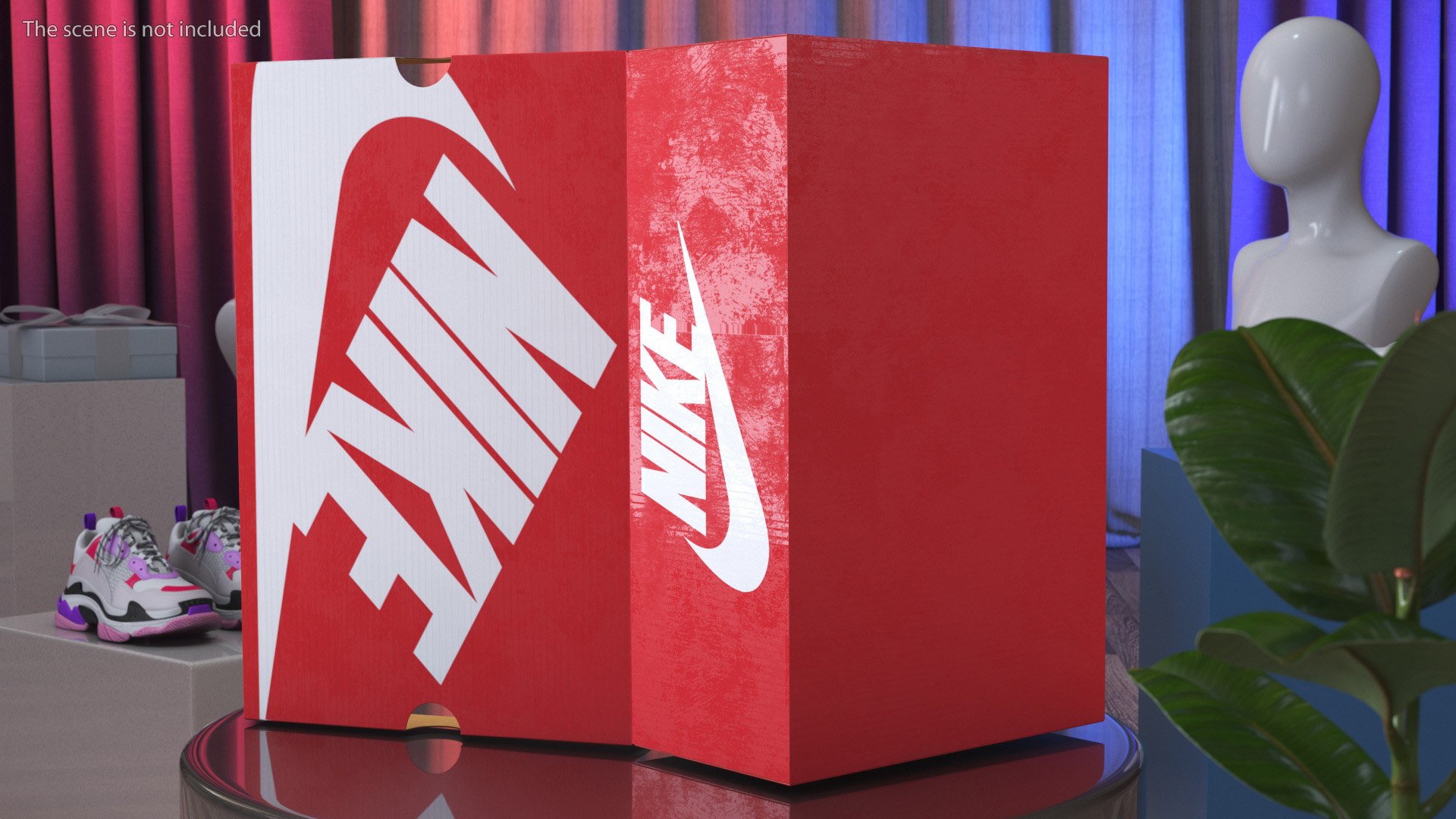 Shoe Box With Nike Sneakers Model - TurboSquid 2025081