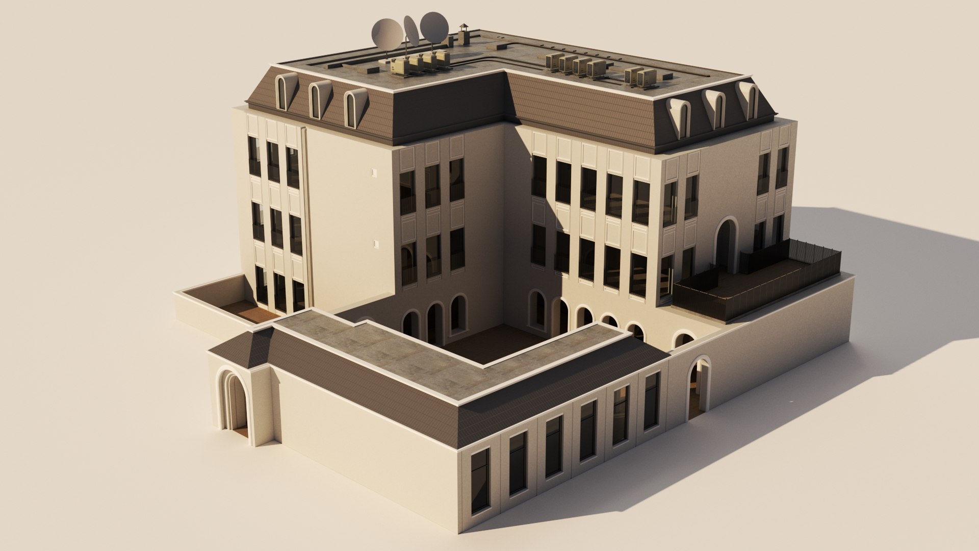 Boutique Hotel 3D Model - TurboSquid 1827999