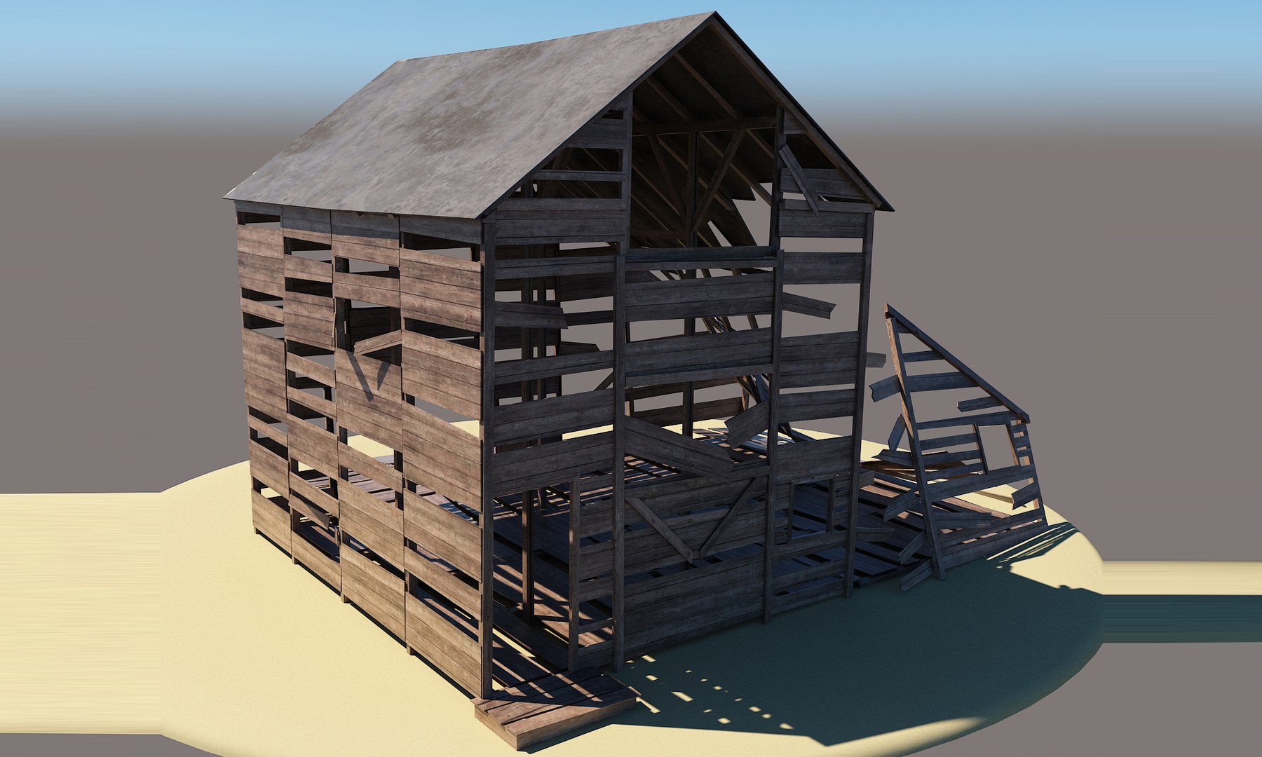 Barn Farm Model - TurboSquid 1453459