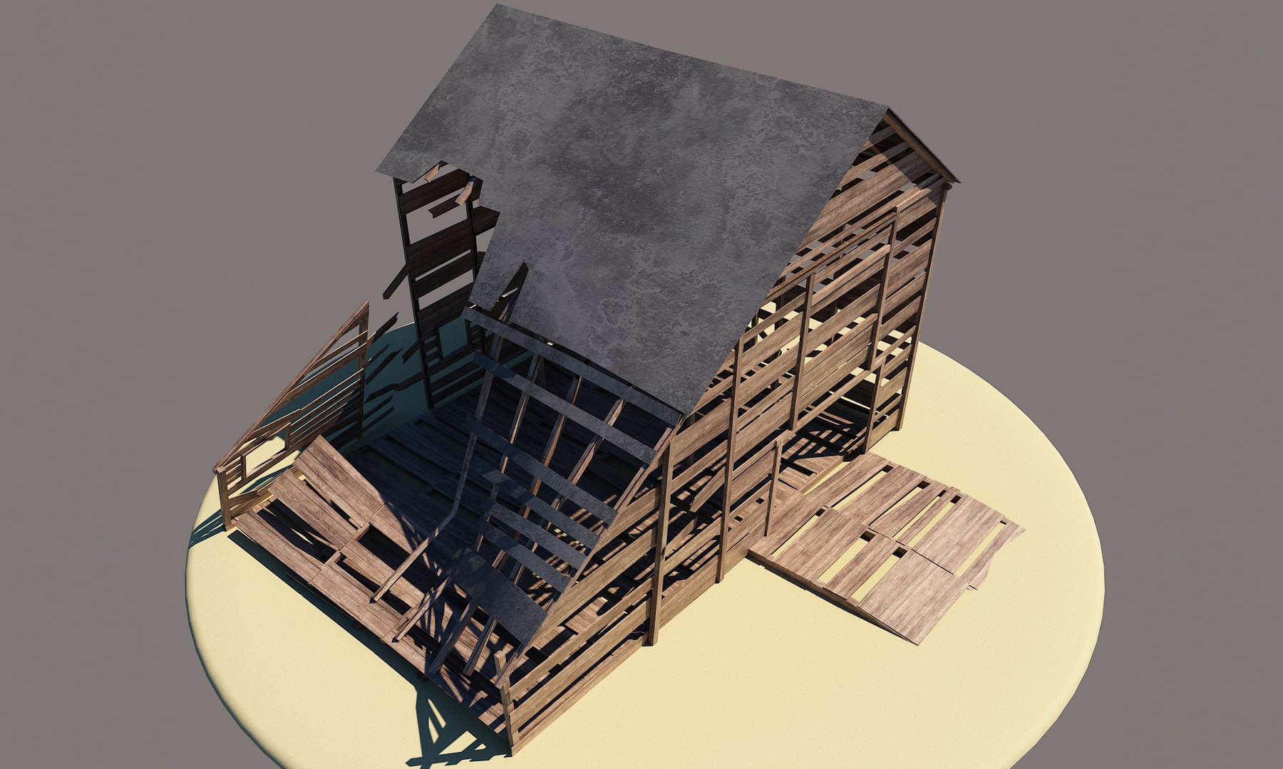 Barn Farm Model - TurboSquid 1453459
