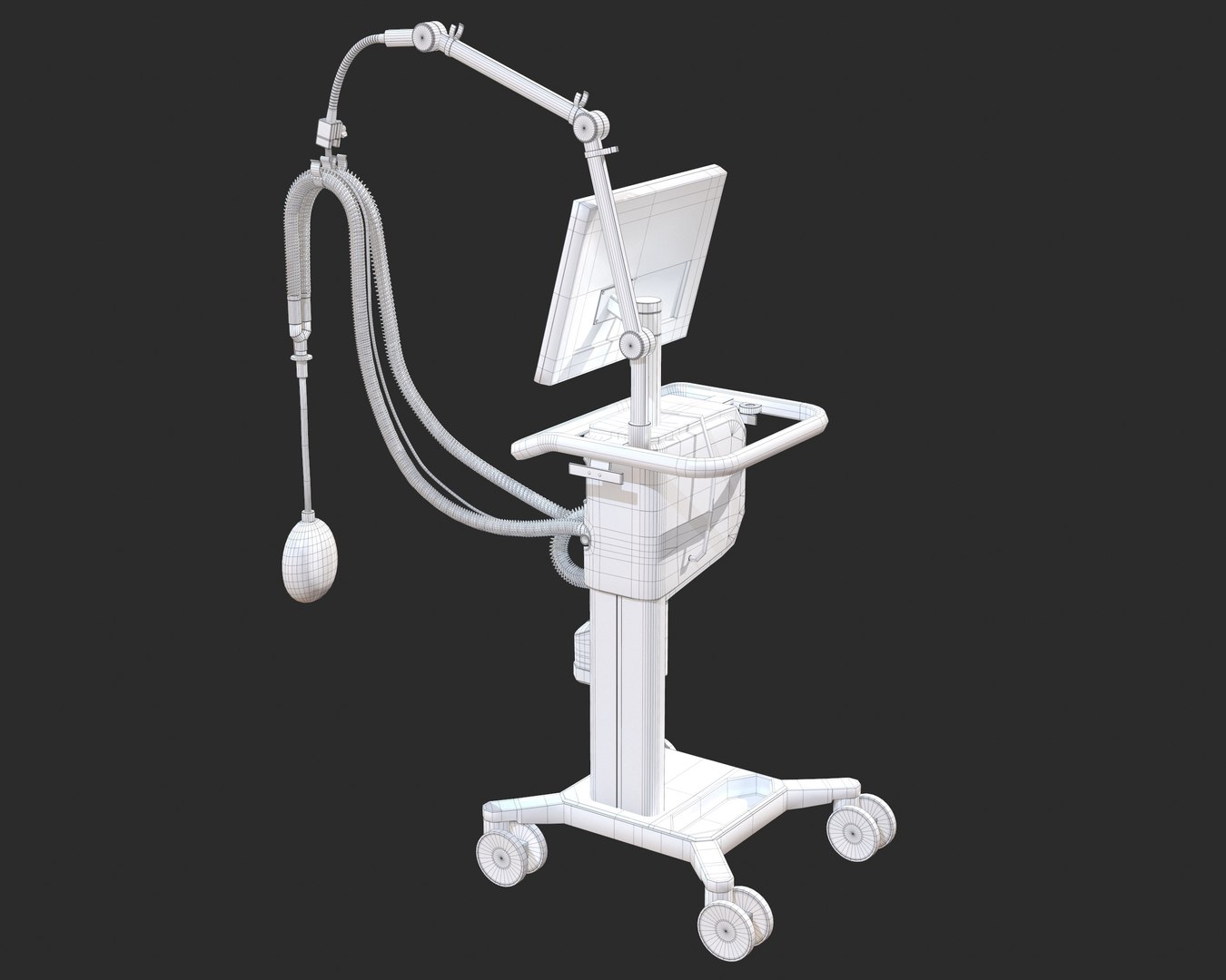 Ventilation Hamilton Oxygen 3D Model - TurboSquid 1638548