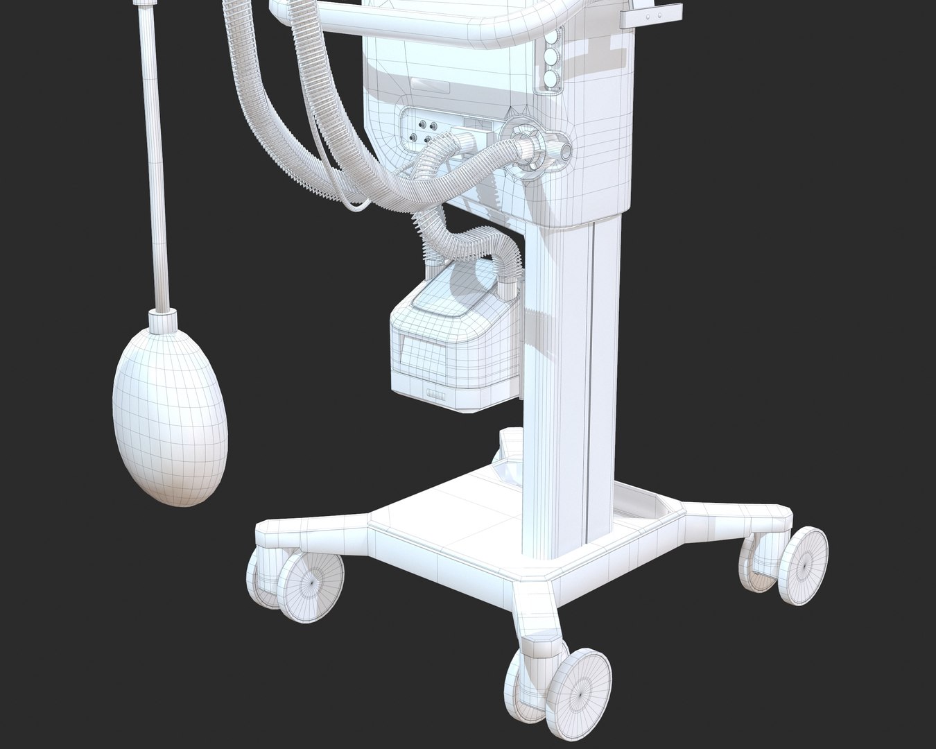 Ventilation Hamilton Oxygen 3D Model - TurboSquid 1638548