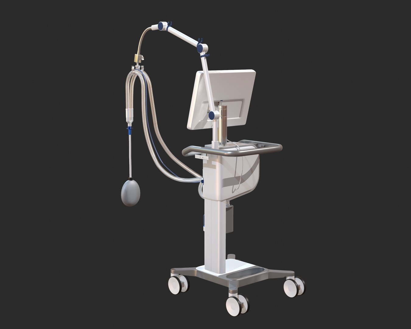 Ventilation Hamilton Oxygen 3D Model - TurboSquid 1638548