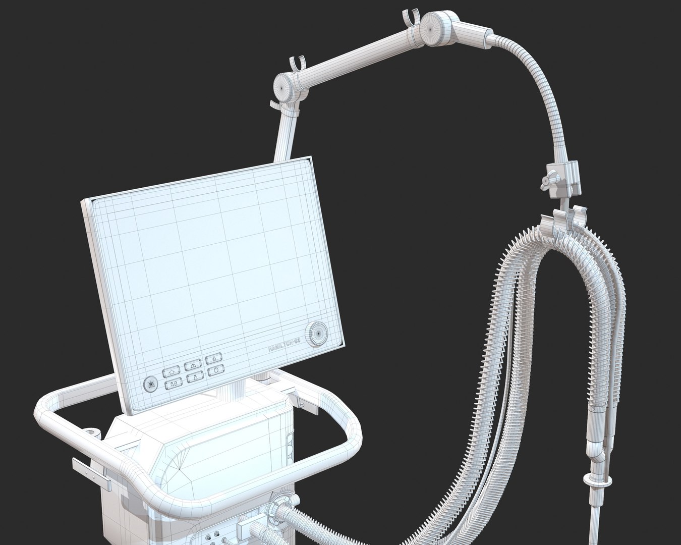Ventilation Hamilton Oxygen 3D Model - TurboSquid 1638548