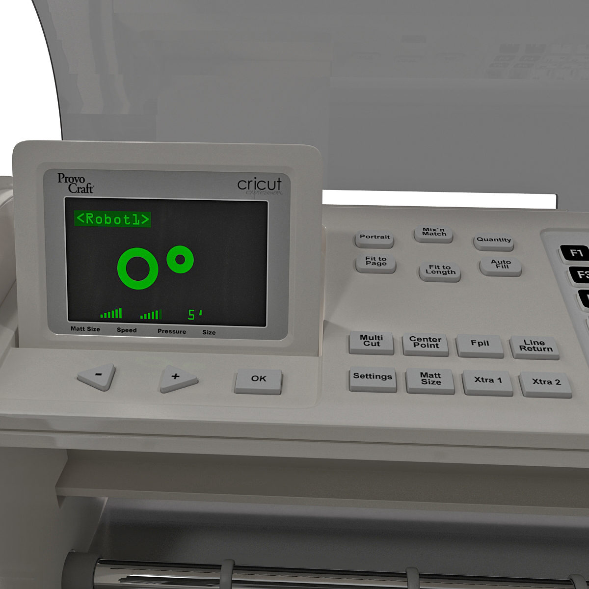 cricut expression electronic cutting 3d model