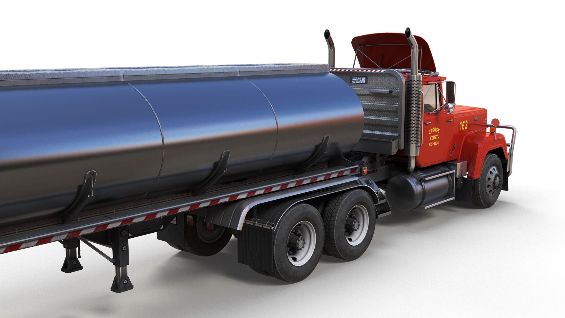 Mack SuperLiner tanker truck model - TurboSquid 2094706