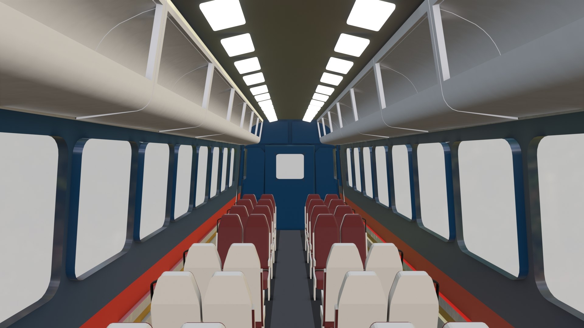 Train Compartment 3D Model - TurboSquid 2004770