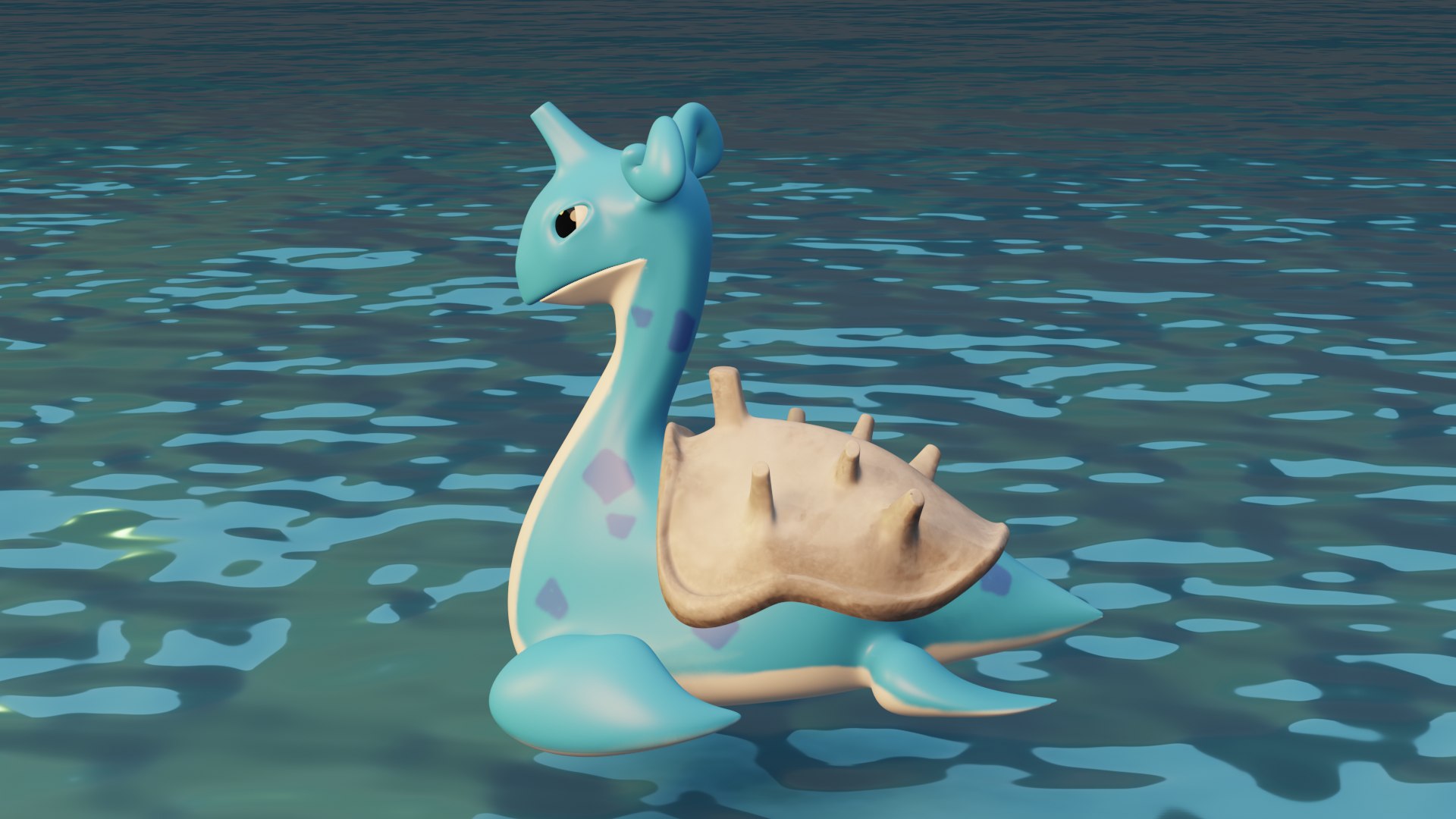 Lapras 3D - TurboSquid 1859451