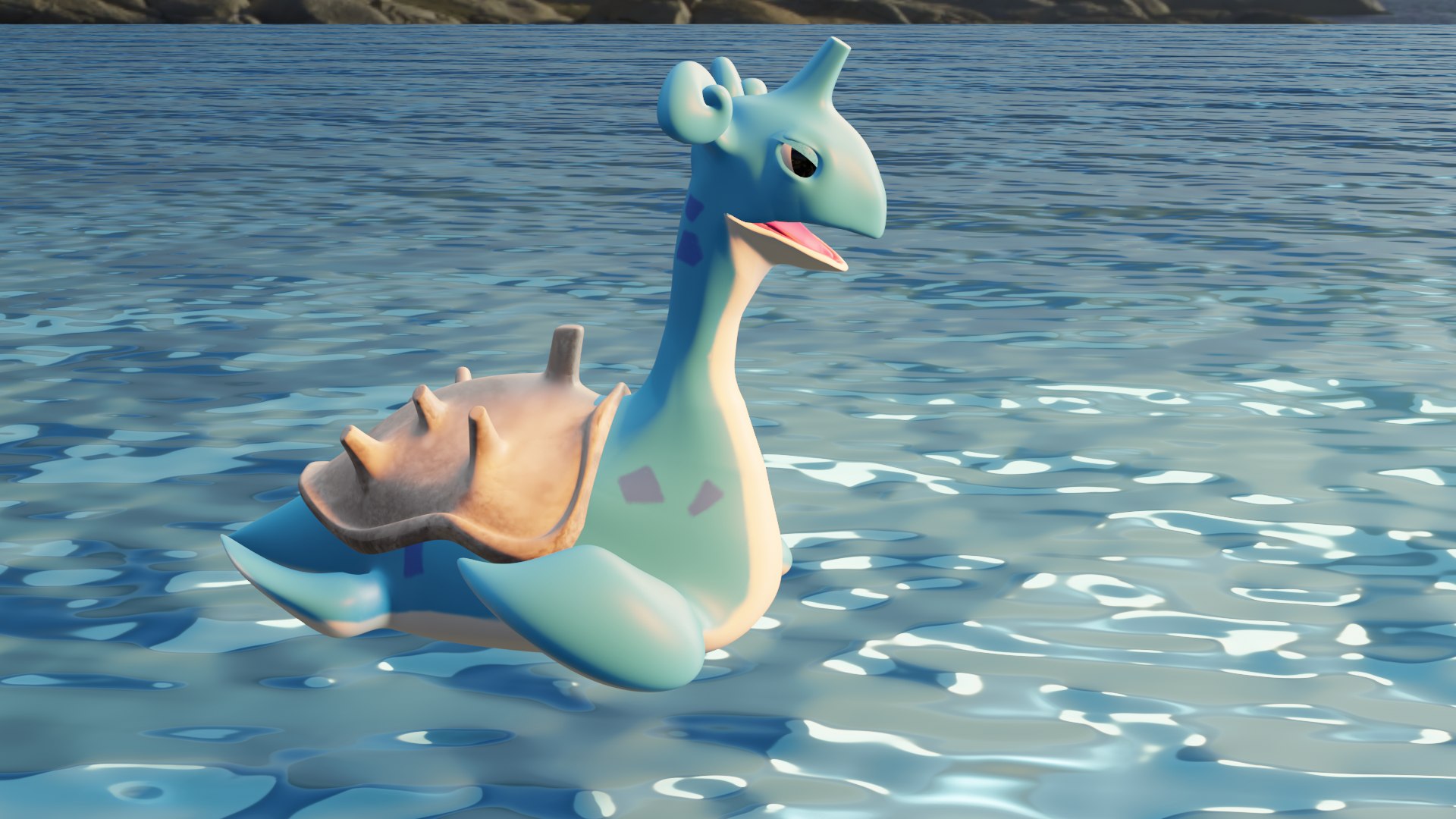 Lapras 3D - TurboSquid 1859451