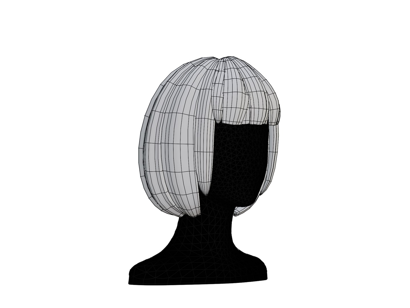 Hair-female-008 Model - TurboSquid 1944420