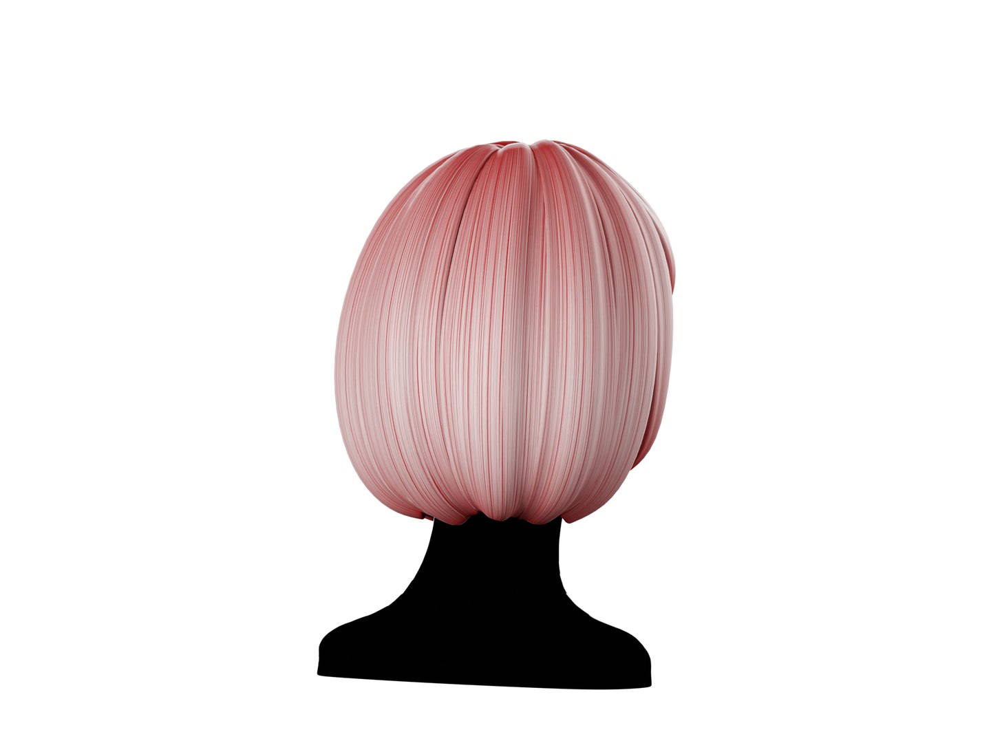 Hair-female-008 Model - TurboSquid 1944420