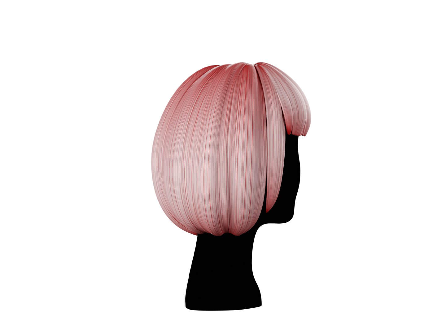 Hair-female-008 Model - TurboSquid 1944420
