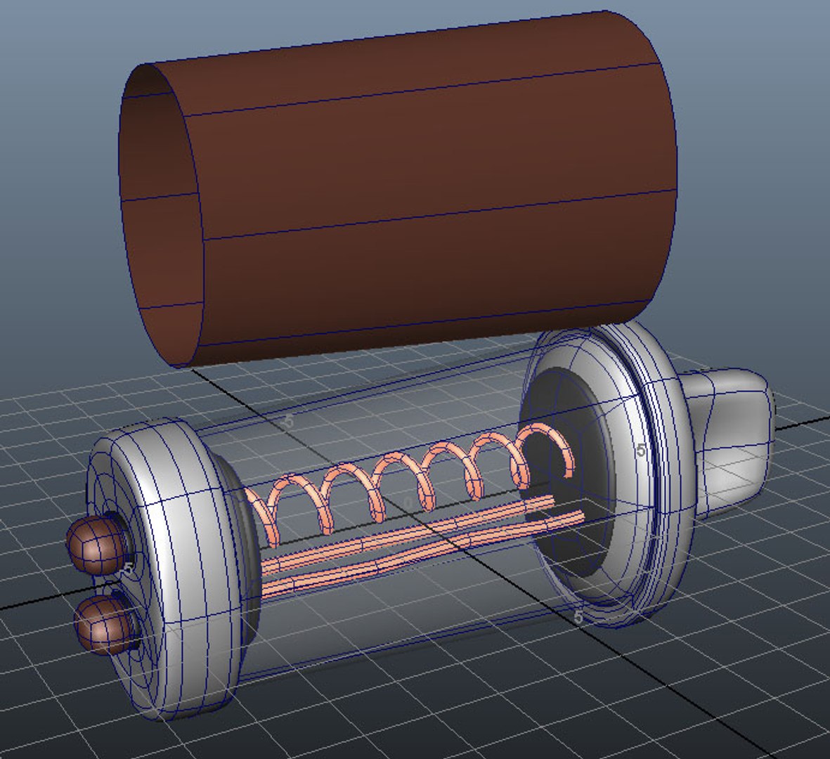 Free Obj Model Fuse Light Sci-fi