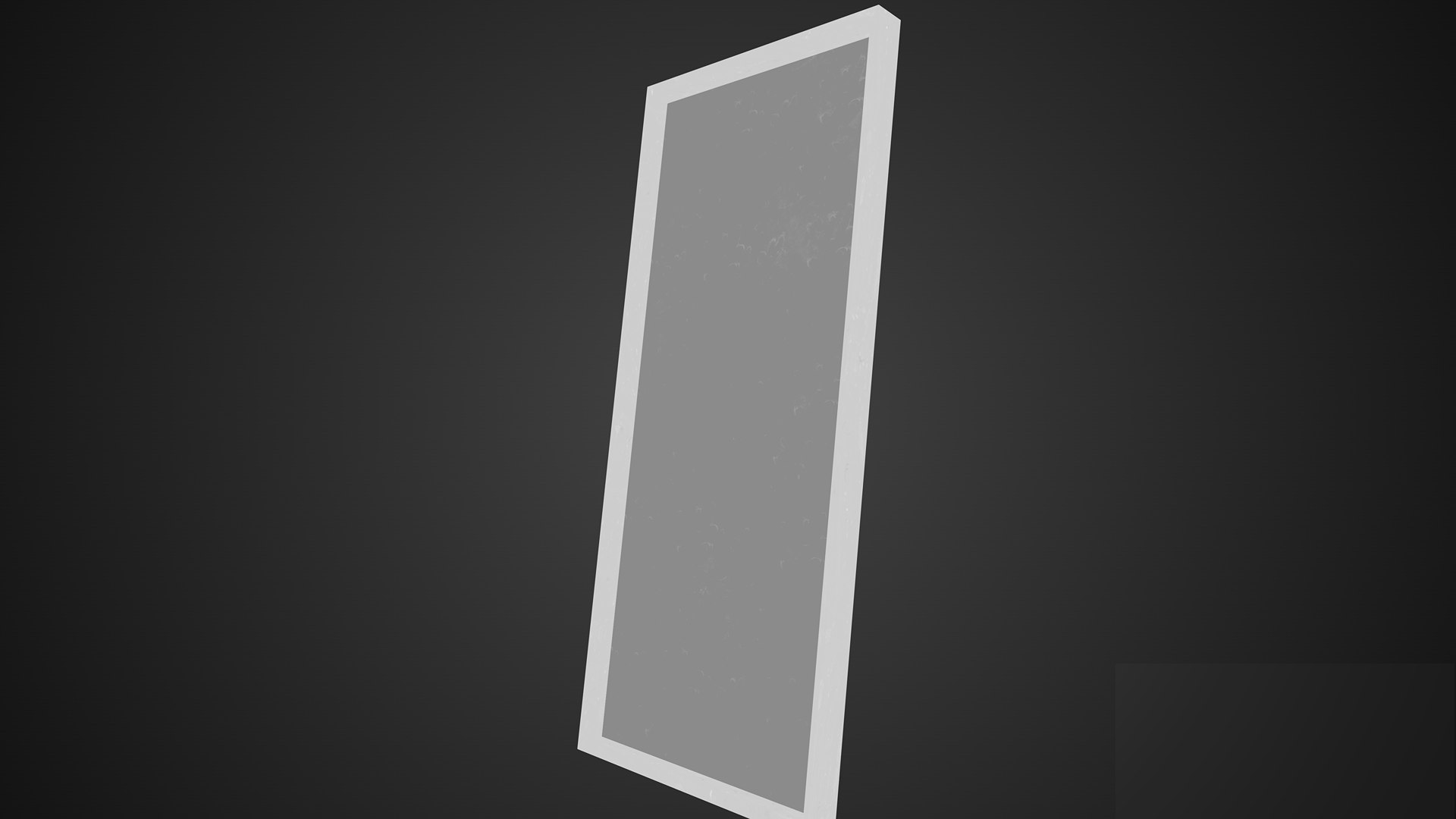 3D Game Ready White Mirror - TurboSquid 2102382