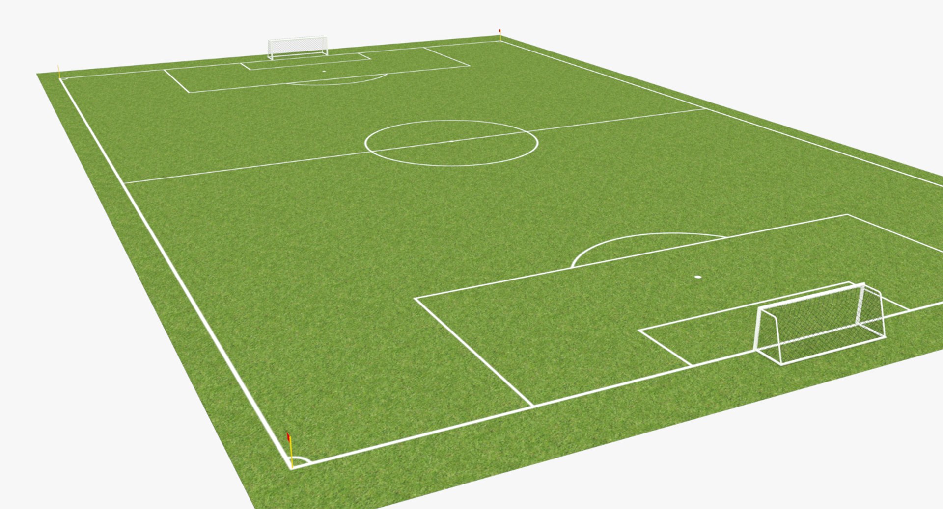 Soccer Pitch 3D Model - TurboSquid 1394345